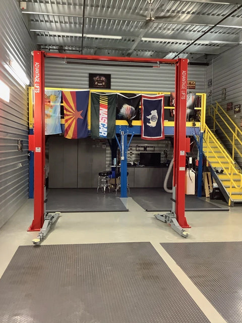 10,000 Lb. 2-Post Car Lift | Advantage Lifts – Automotive Lift Service